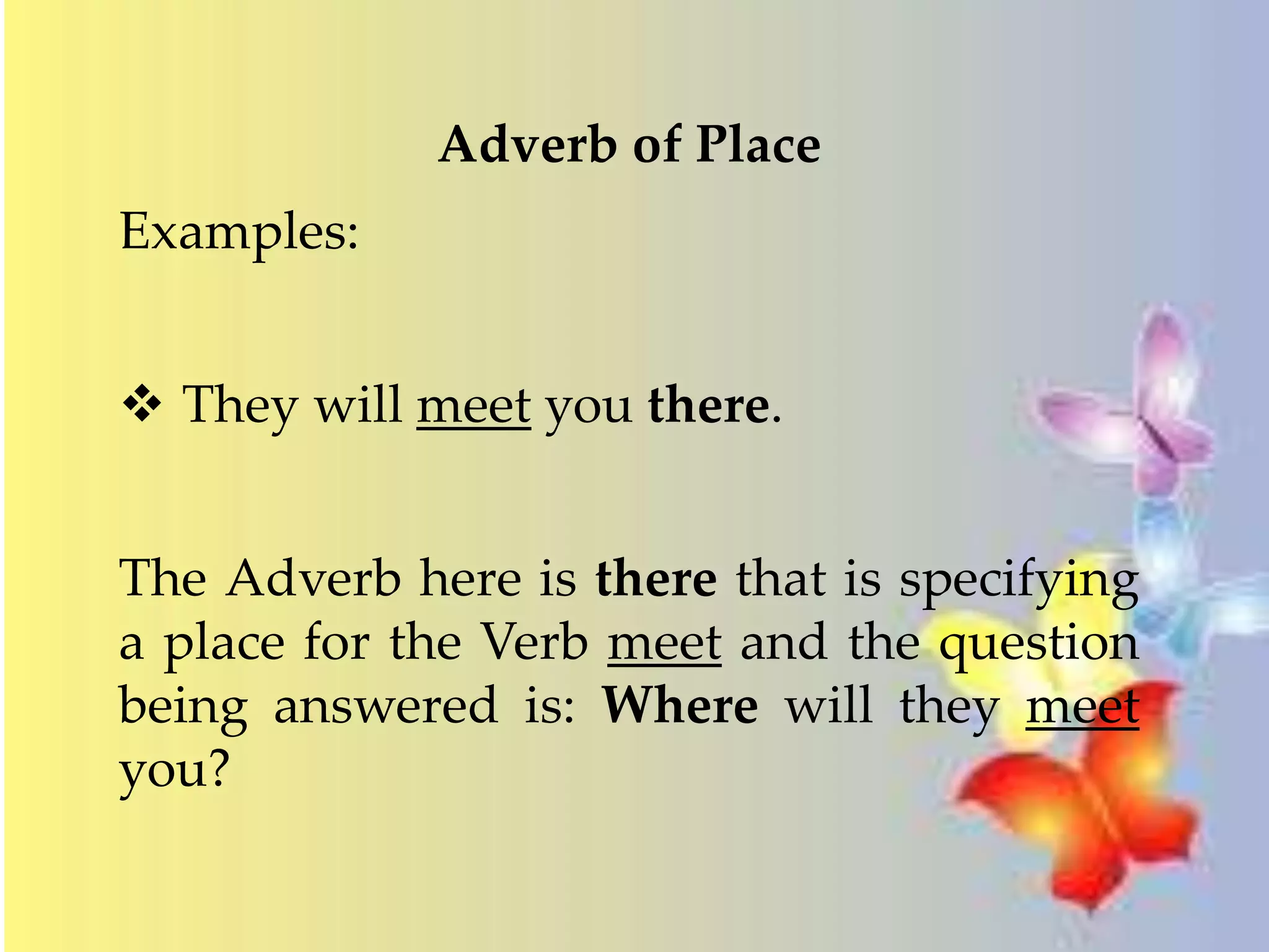 Adverbs | PPTX