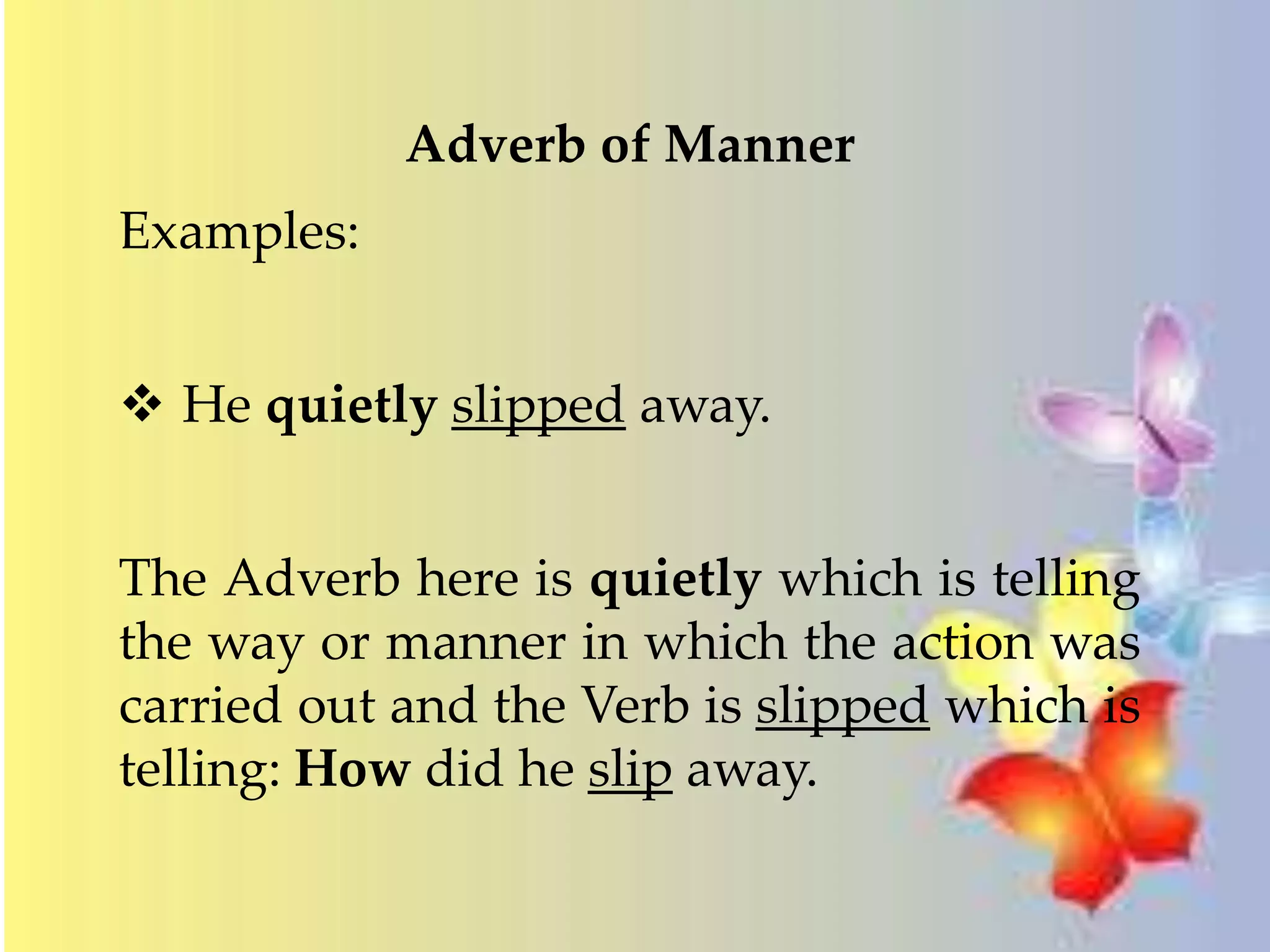 Adverbs | PPTX