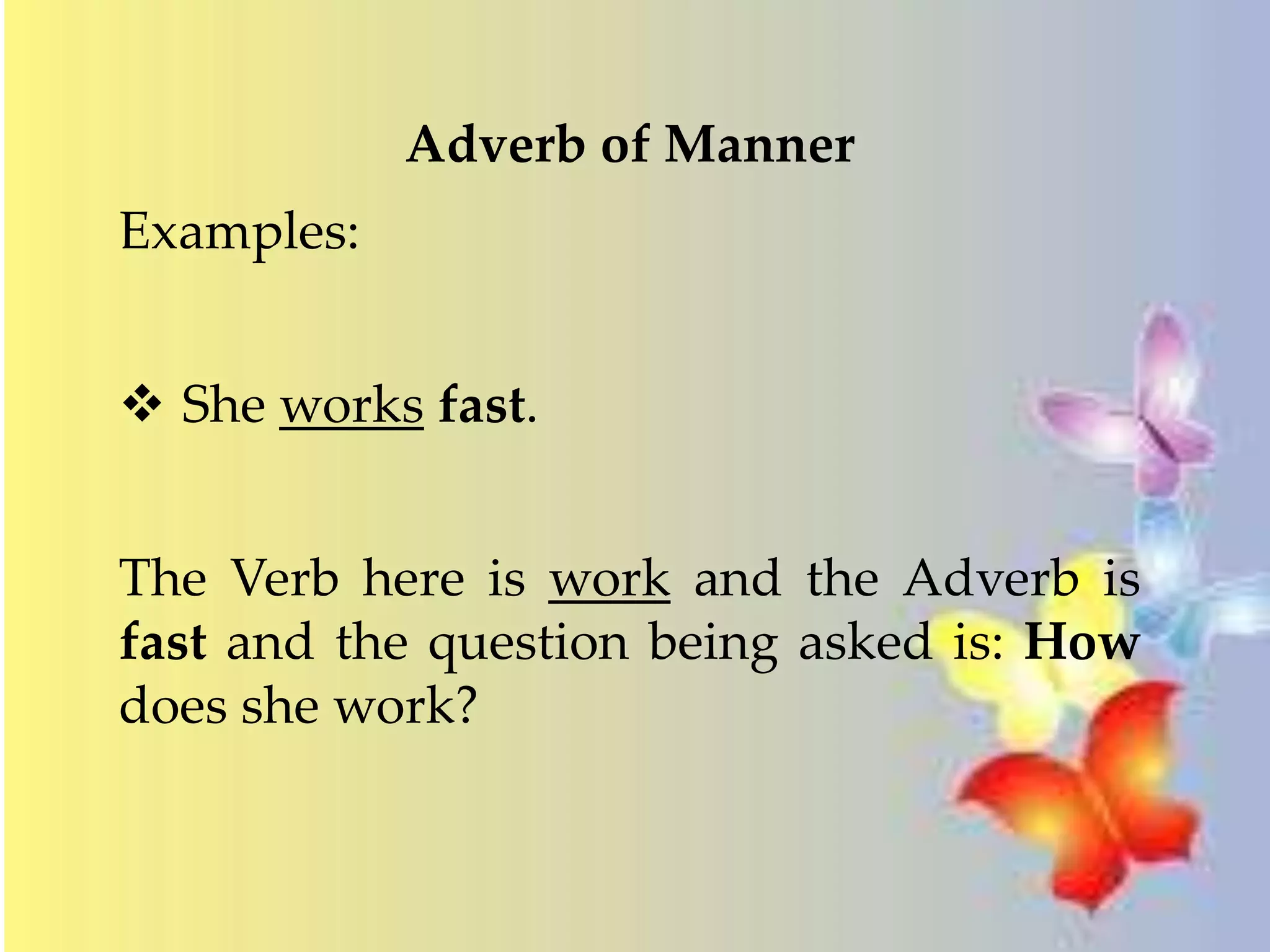 Adverbs | PPTX