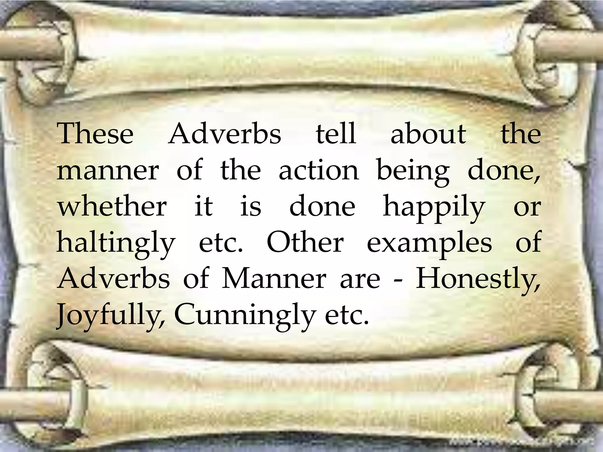 Adverbs | PPTX