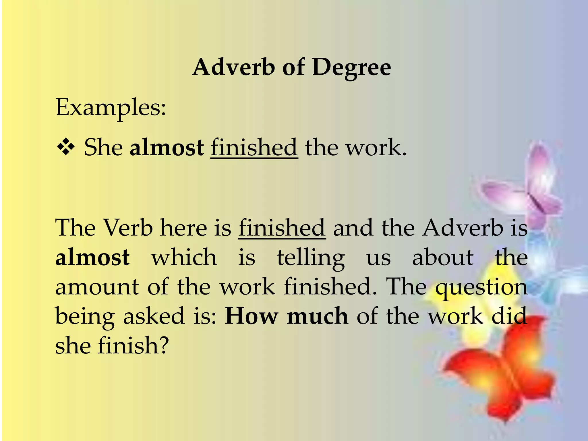 Adverbs | PPTX