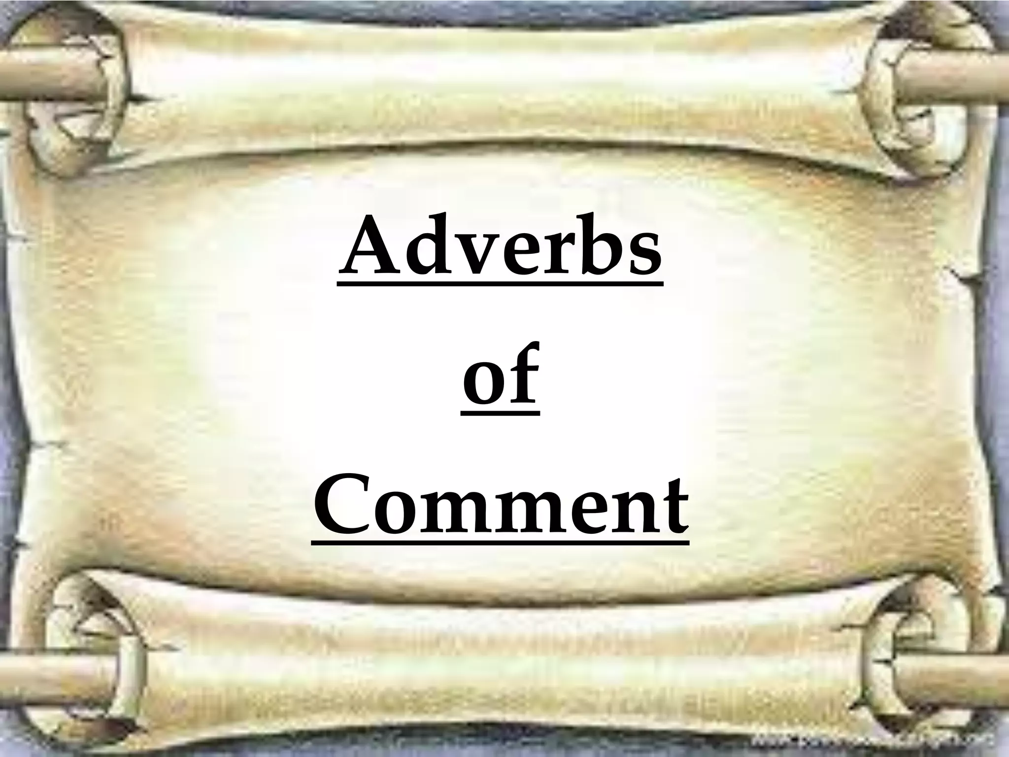 Adverbs | PPTX