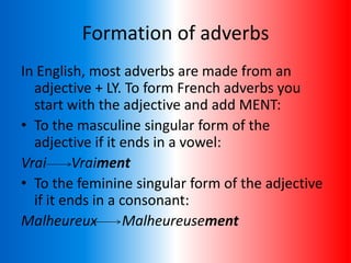 Adverbs | PPTX