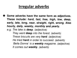 Adverbs | PPTX