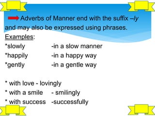 Adverbs | PPTX