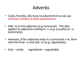 Adverbs | PPT
