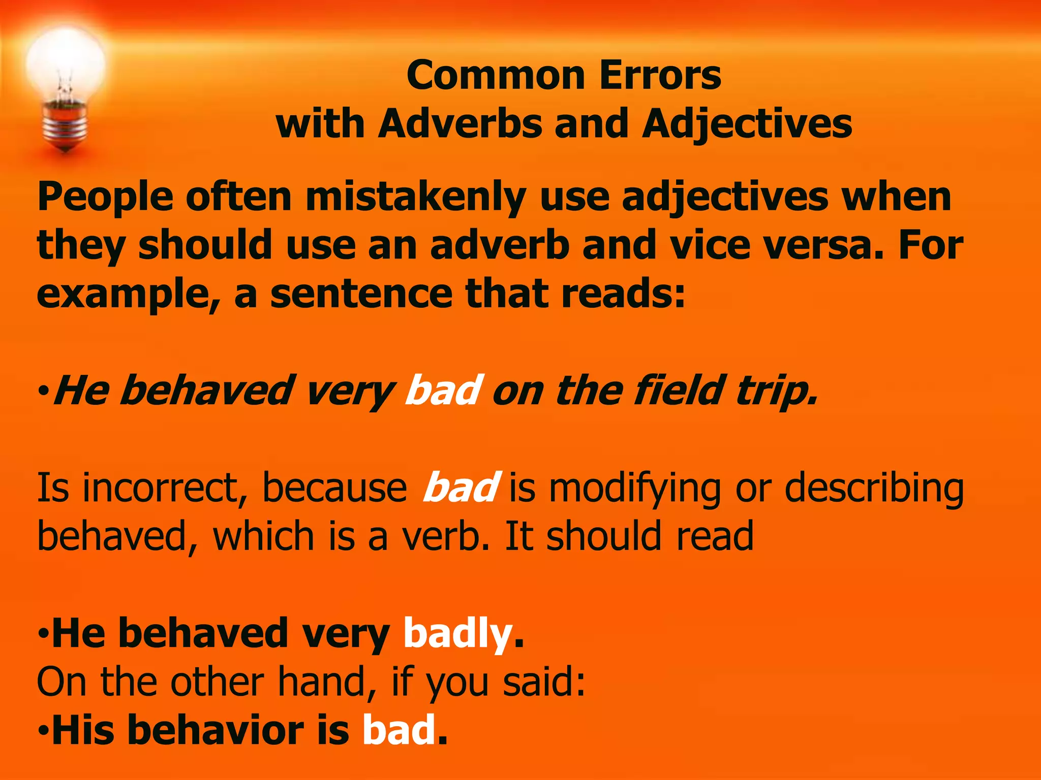 Adverbs | PPTX