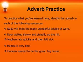 Adverbs | PPTX