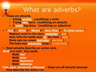 Adverbs | PPTX