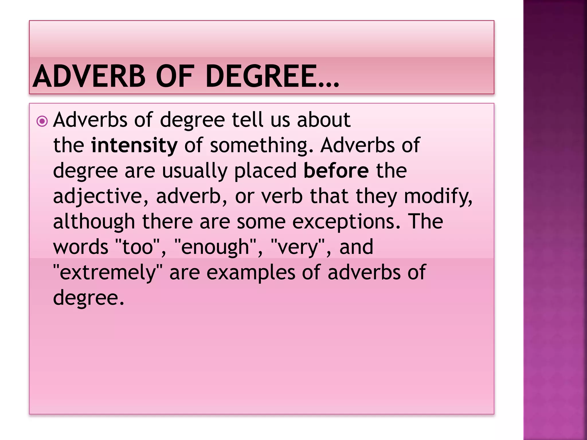 Adverbs | PPTX