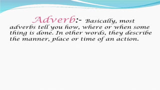 Adverbs part 1 | PPT
