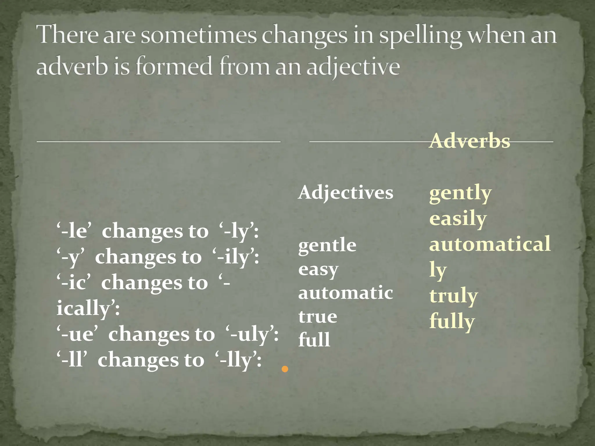 Adverbs by ramirihno and the bad boys .ppt