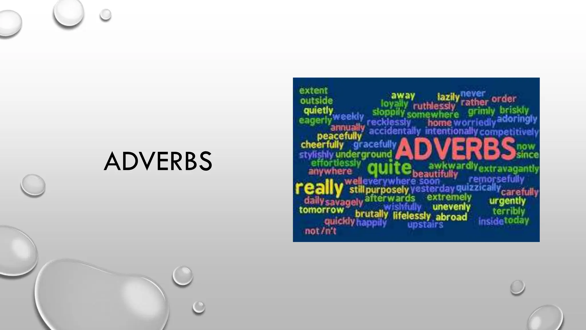 Adverbs.pptx for the students of grade 4 | PPTX