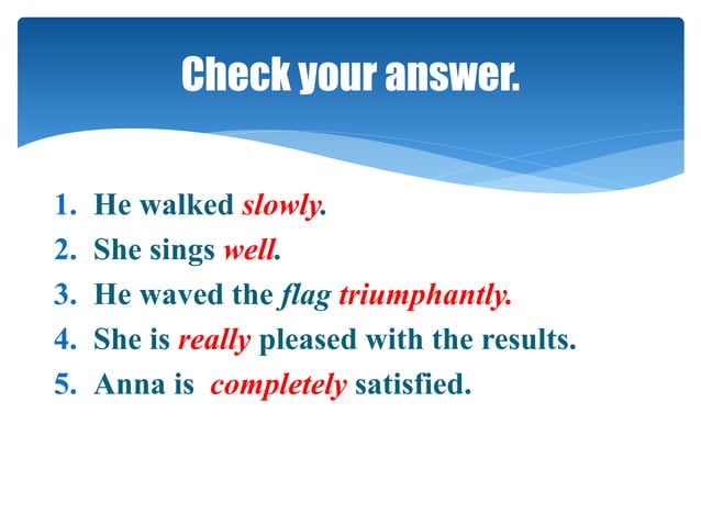 ADVERBS of manner, place, time, and frequency | PPTX