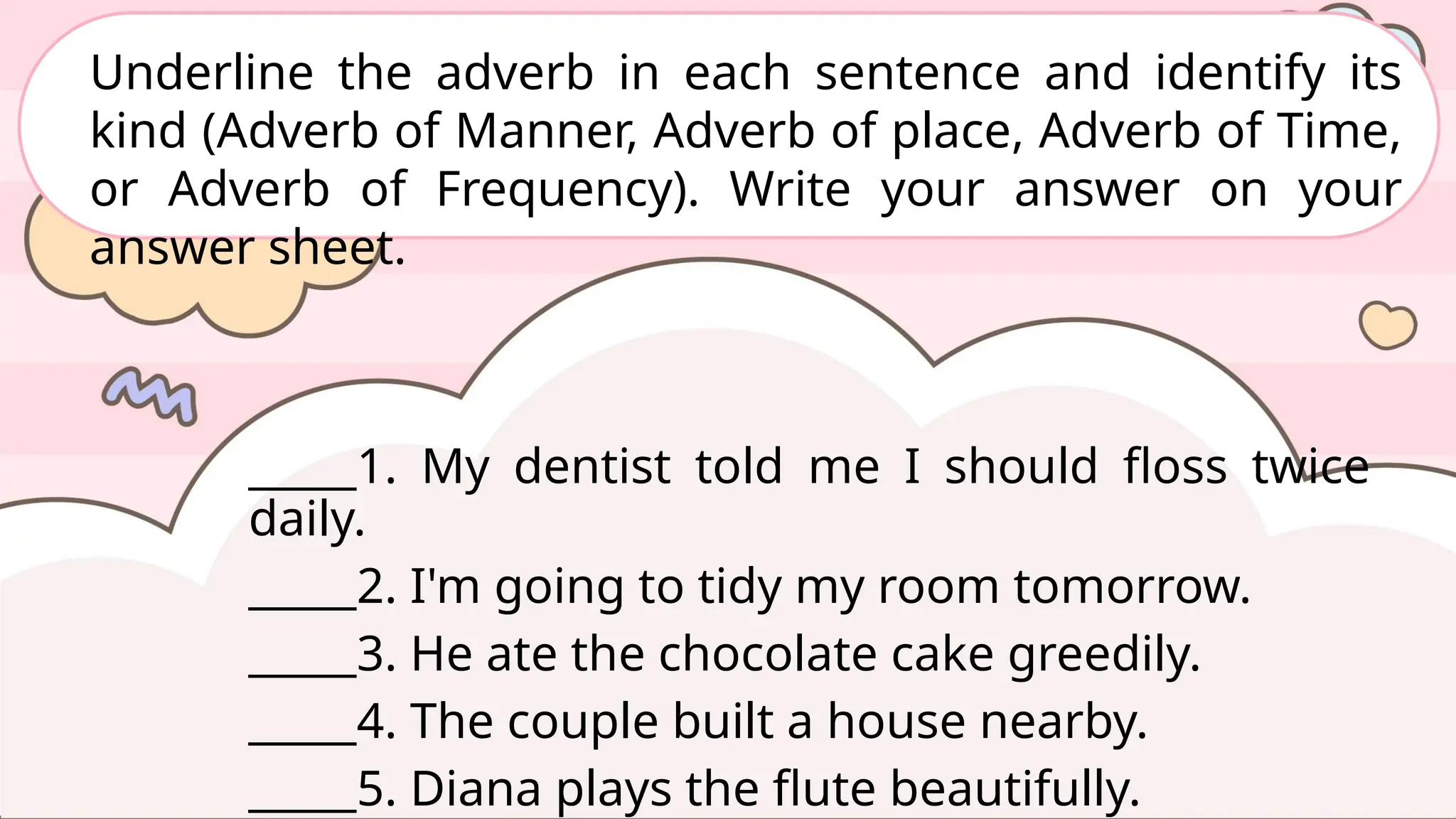 Adverb of Narration and Activities for Grade 8 English | PPTX