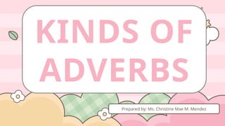 Adverb of Narration and Activities for Grade 8 English | PPTX