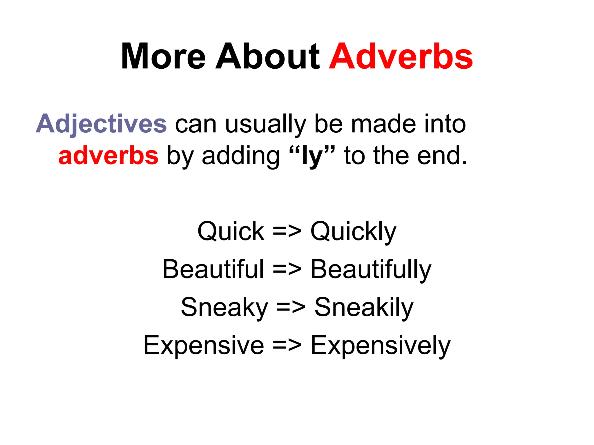 adverbs-and-adjectives.ppt in English full | PPT
