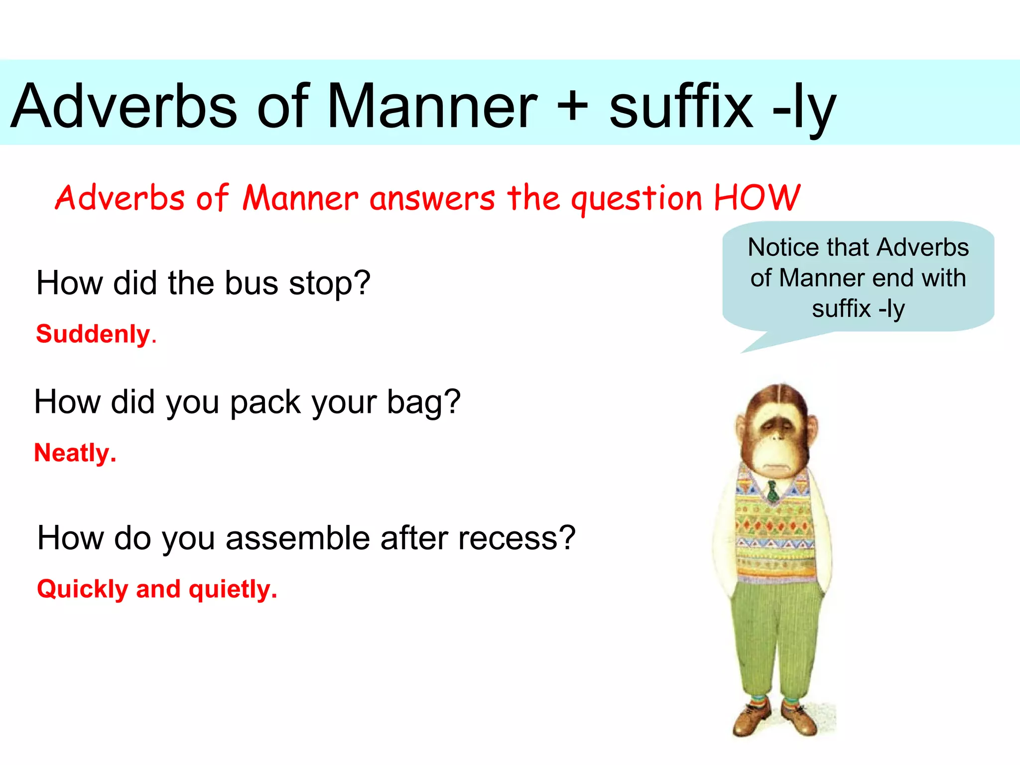 Adverbs ly | PPT