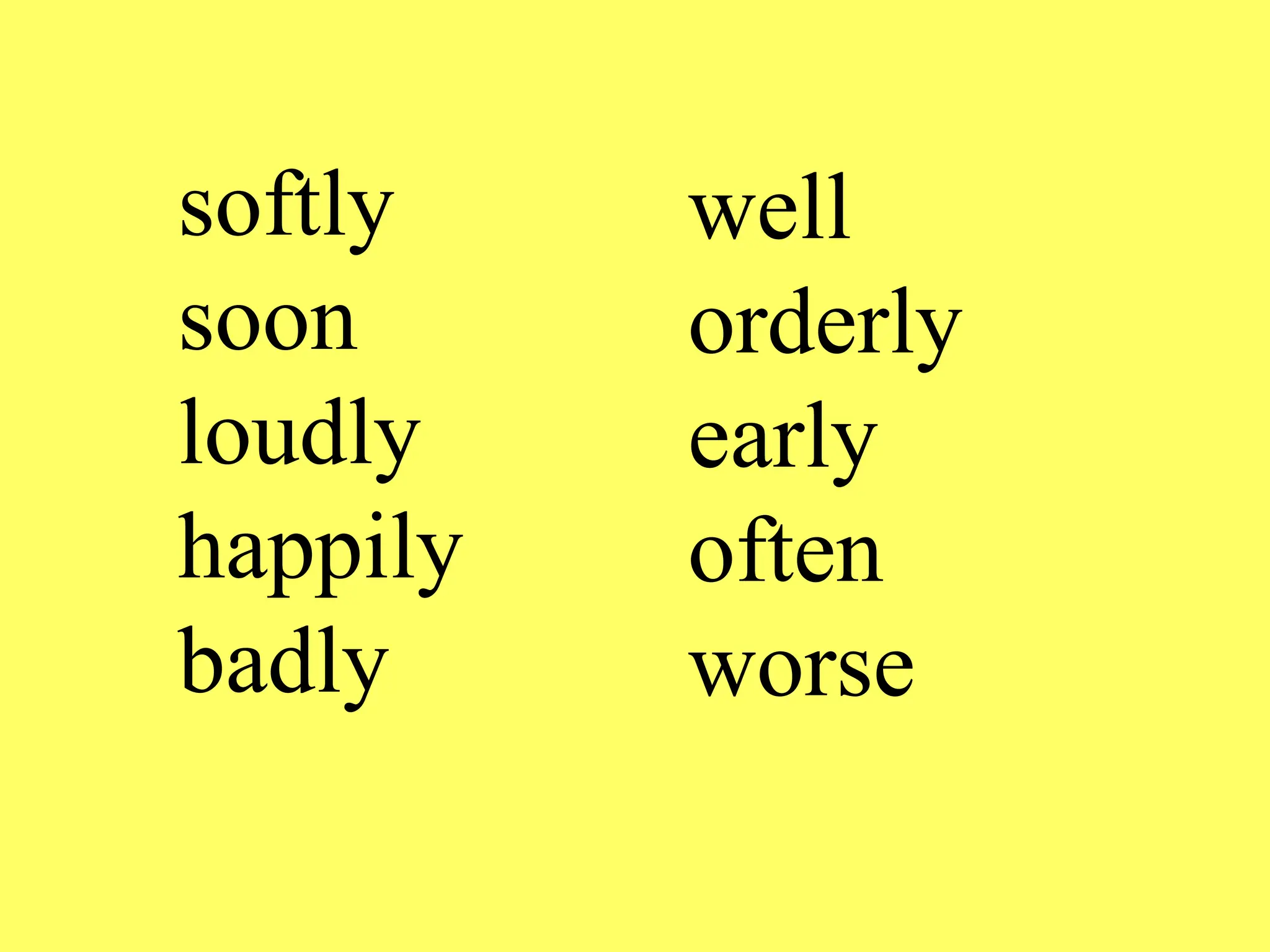 Parts of Speech - Adverbs- Powerpoint Presentation | PPT