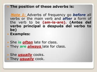 adverbs of frequency in English grammar guide | PPTX