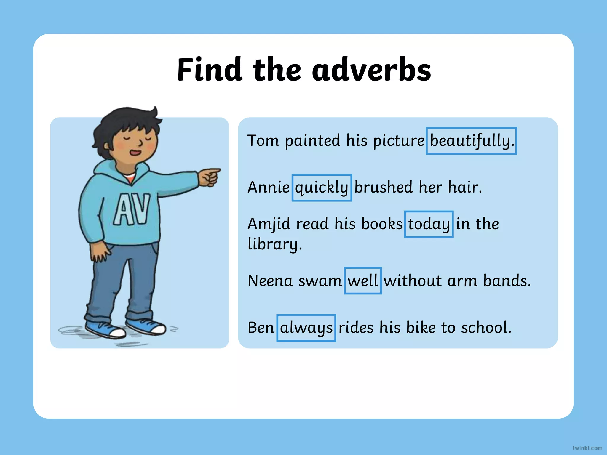 Adverbs for 6th graders | PPTX
