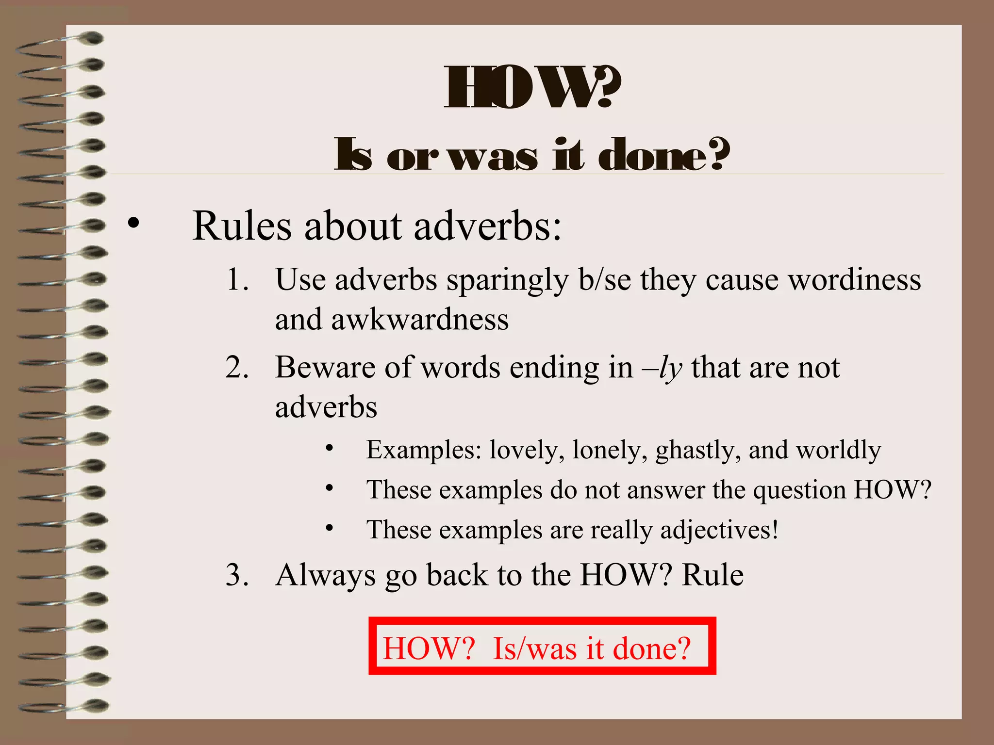 Adverbs (1) | PPT