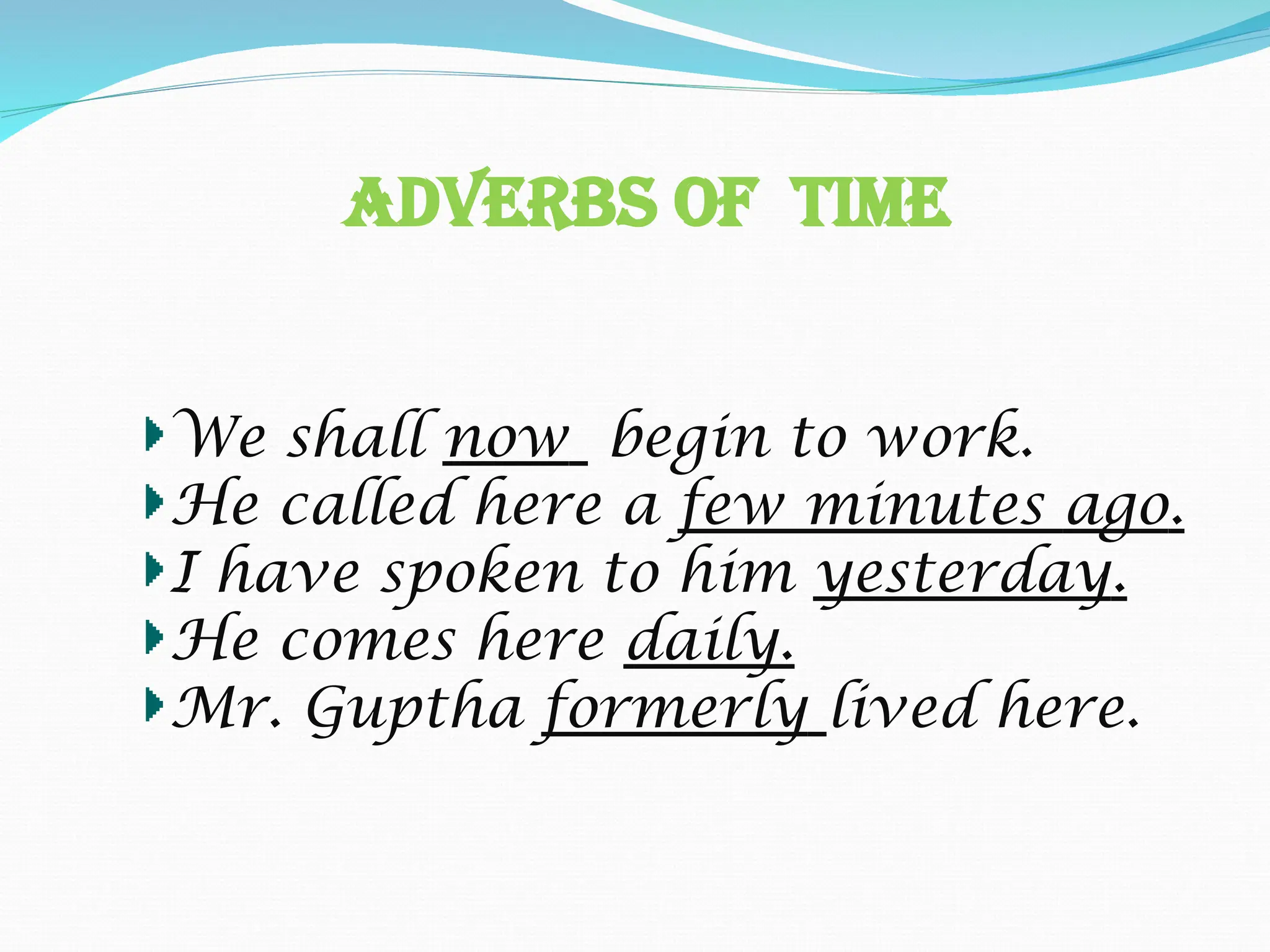 Adverbs Power Point Presentation for Elementary | PPT