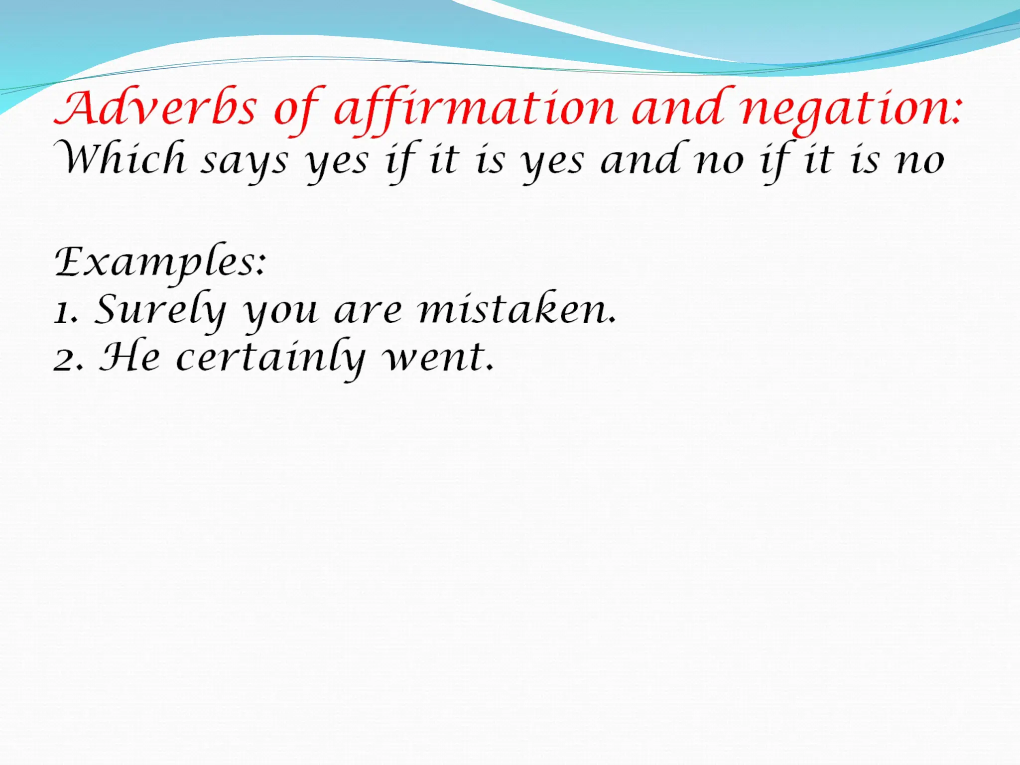 Adverbs Power Point Presentation for Elementary | PPT