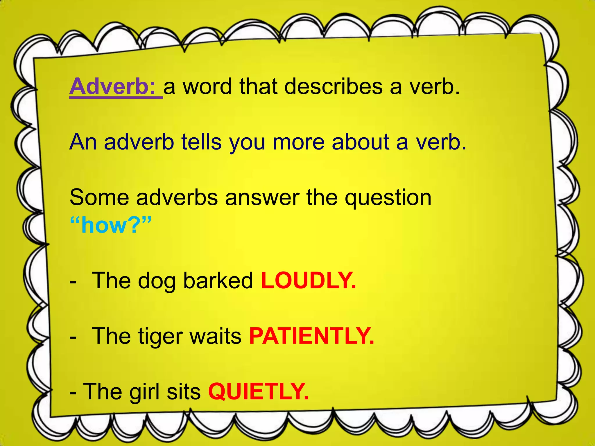 Adverbs | PPTX