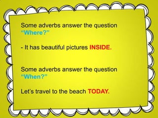 Adverbs | PPTX