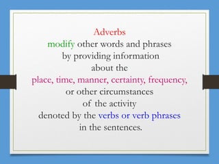 Adverbs | PPT