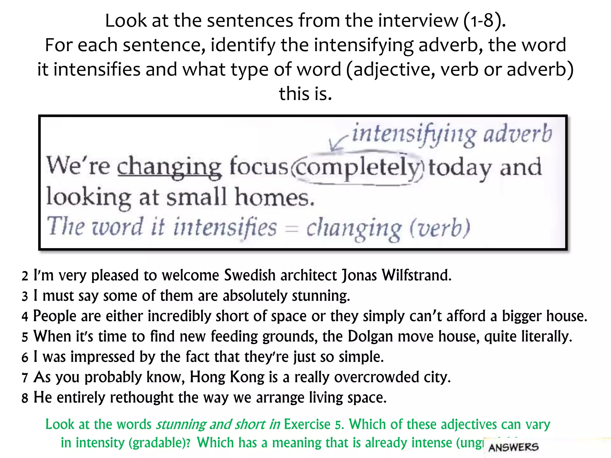 intensifying Adverbs | PPTX