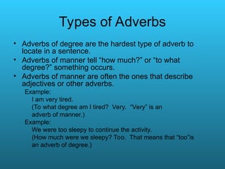 Adverbs PowerPoint Presentation English Lesson | PPT