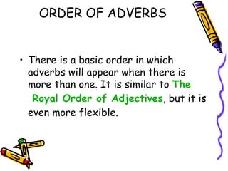 Adverbs and adverbial clauses | PPT