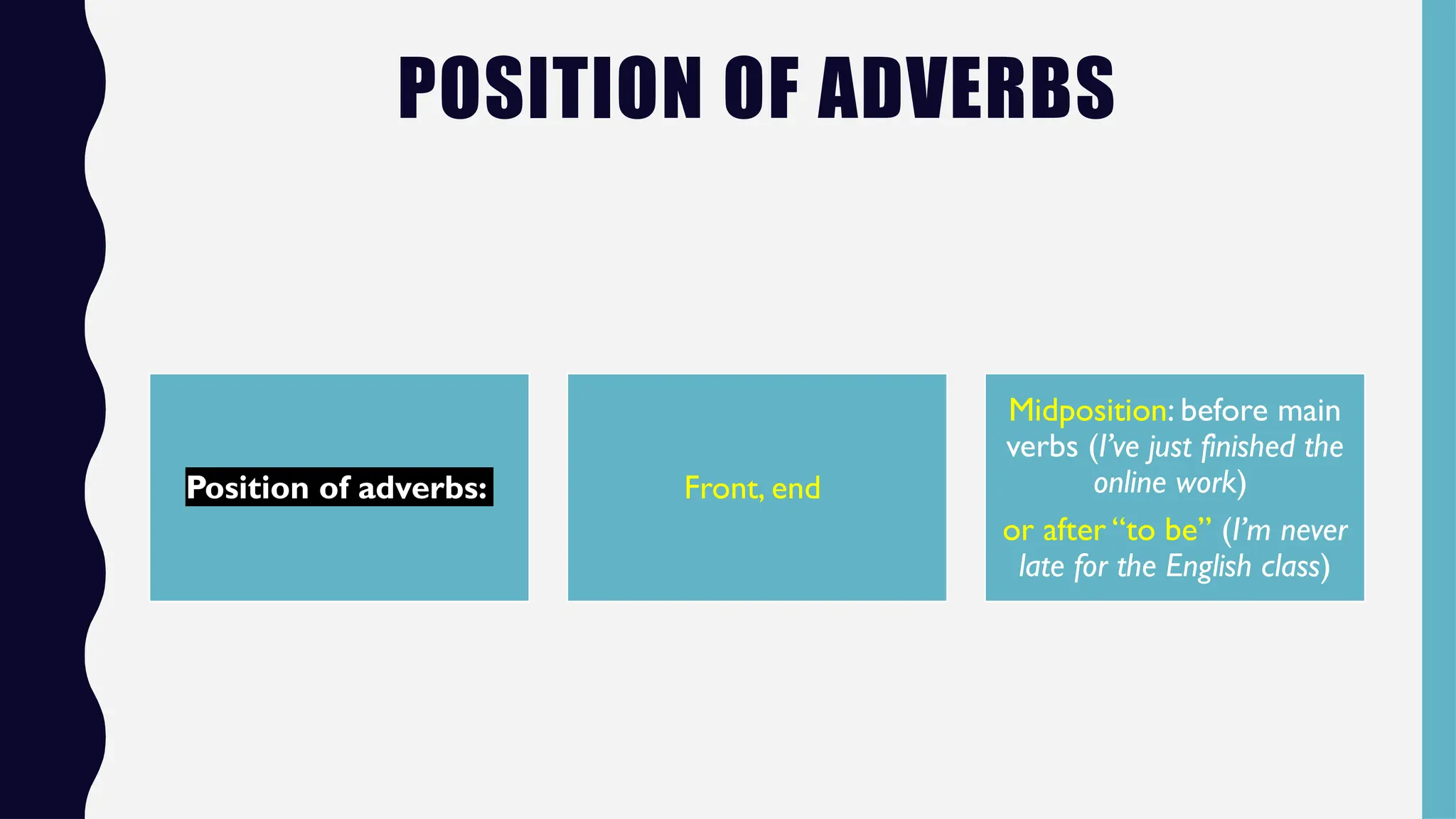 ADVERBS AND ADVERBIAL PHRASES level advanced C | PPTX