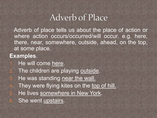 Adverbs and it's types | PPTX