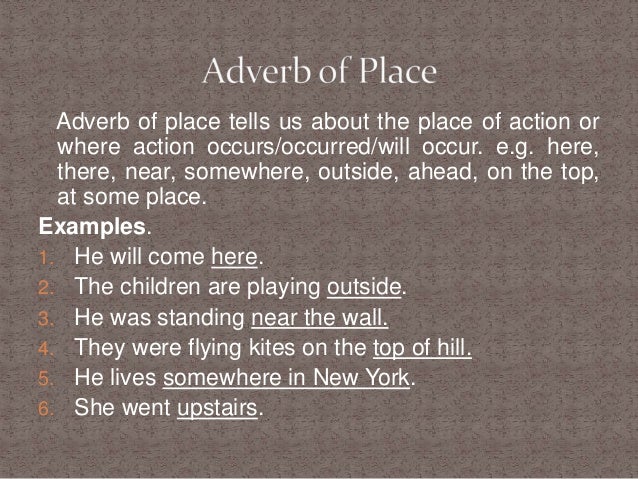 Adverbs and it's types