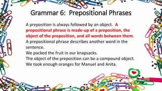 Adverbs and Prepositions Unit 7 | PPTX