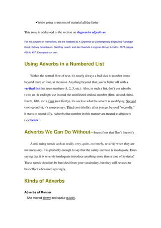 Adverbs common list in American English | PDF