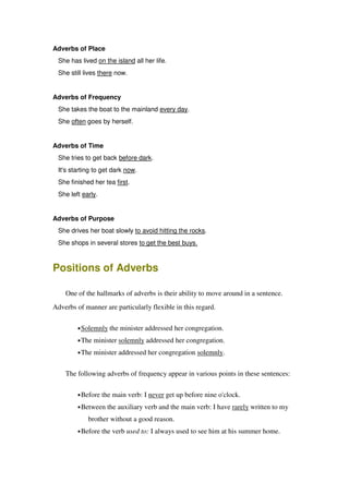 Adverbs common list in American English | PDF