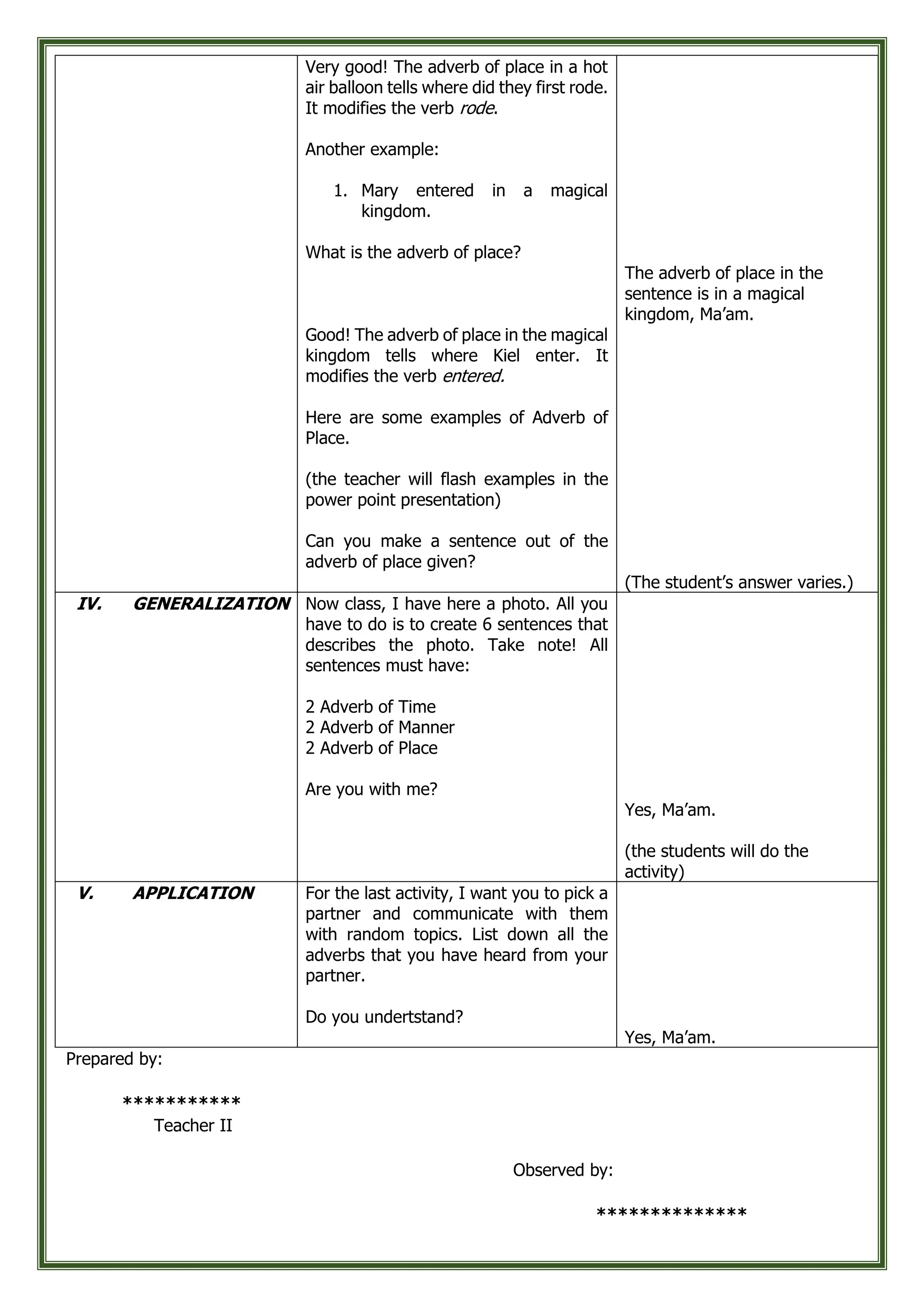 English 4Quarter for COT,Lesson Plan.docx
