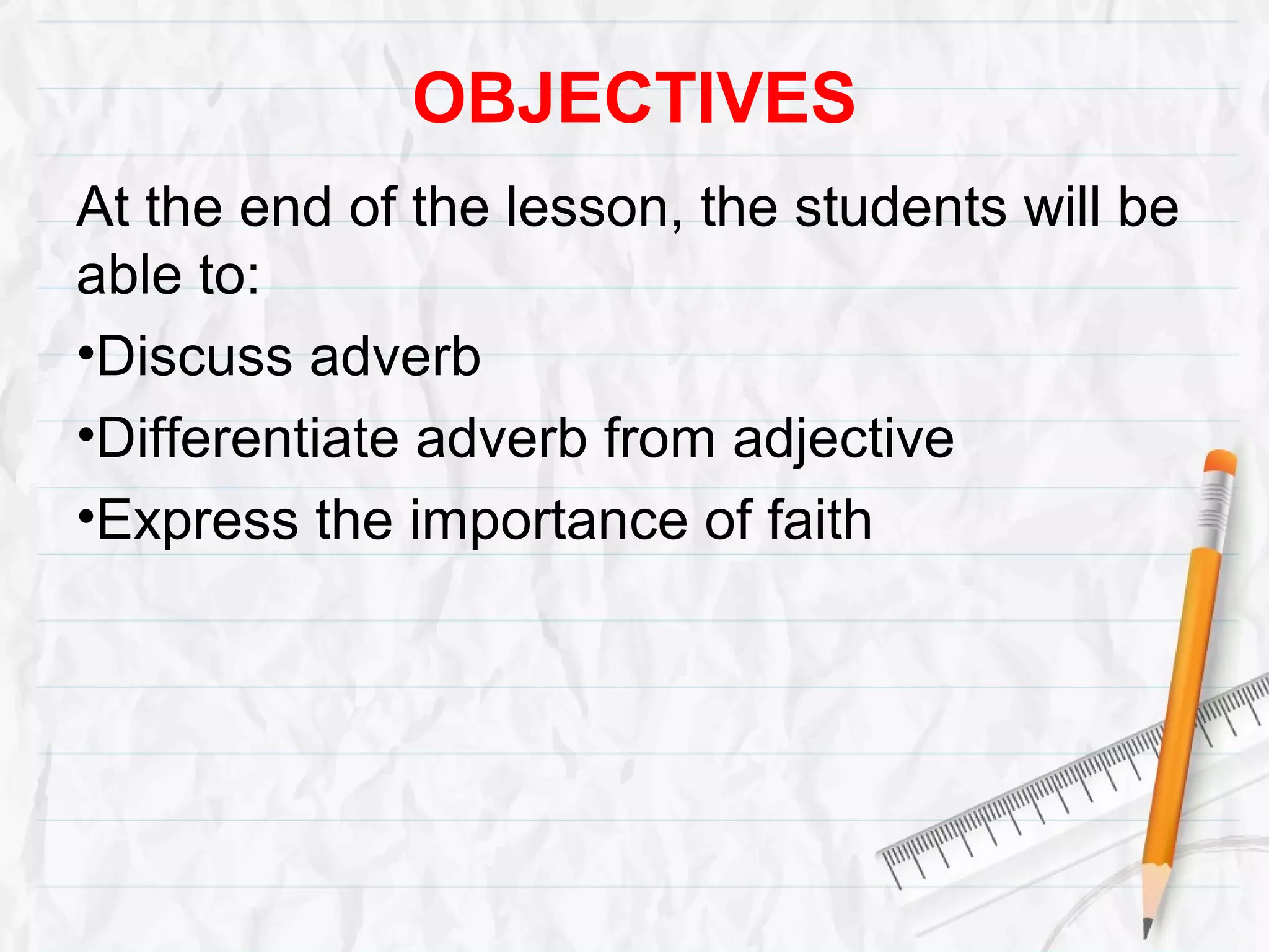 Adverbs grade 9 | PPT