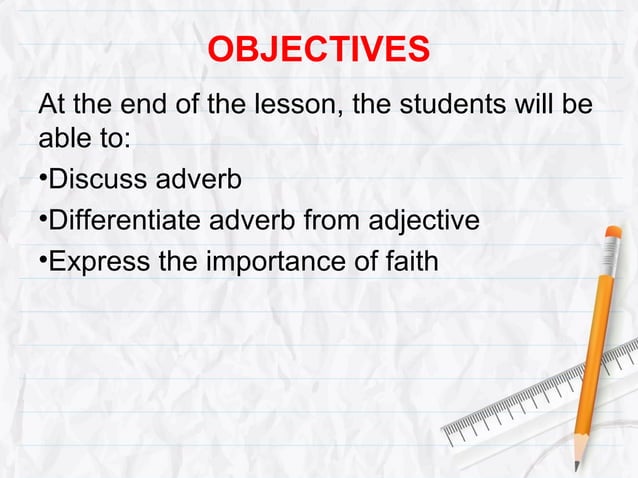 Adverbs grade 9 | PPT | Religious (Music and Audio) | Music