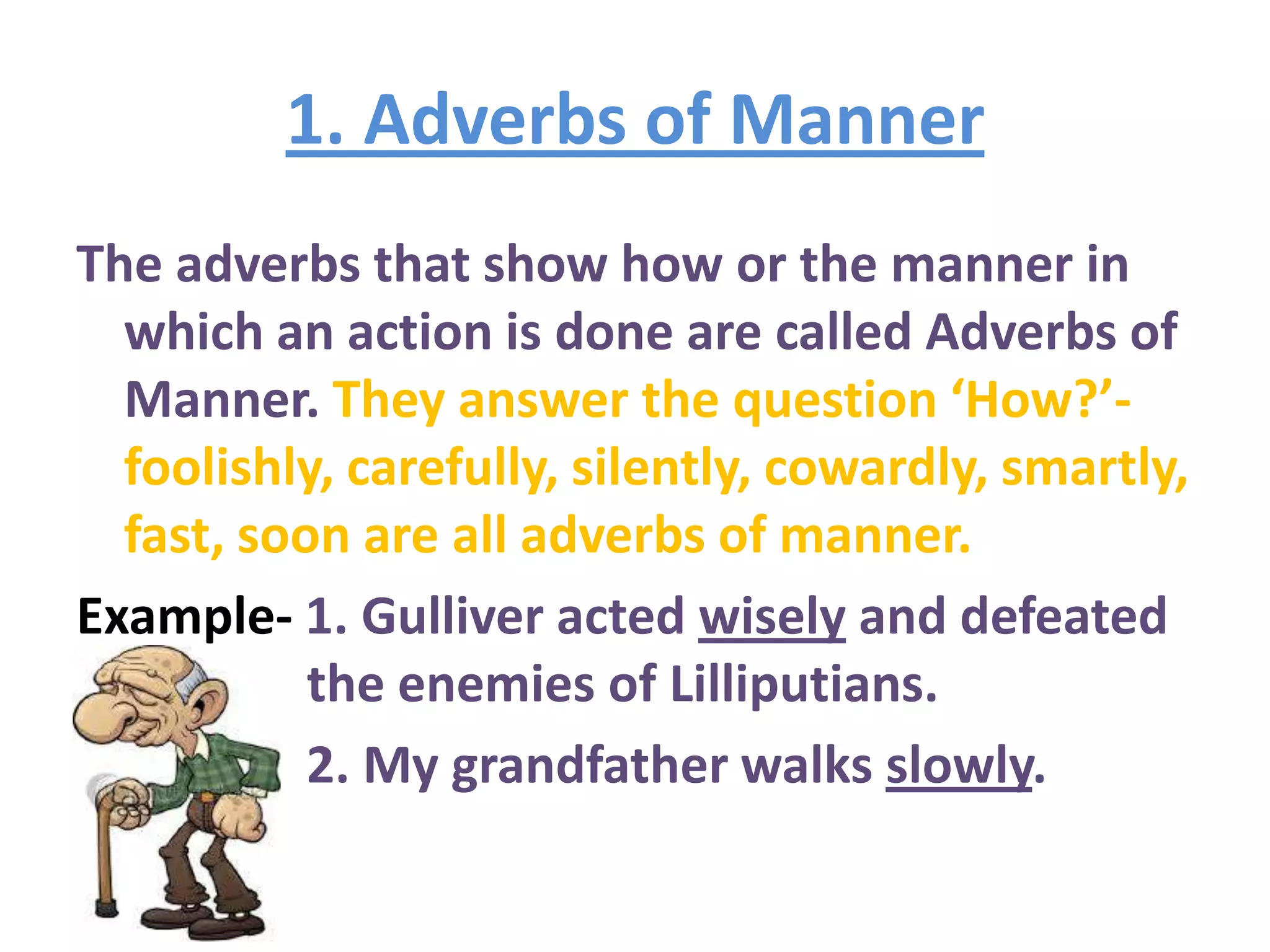 Adverbs part I | PPTX