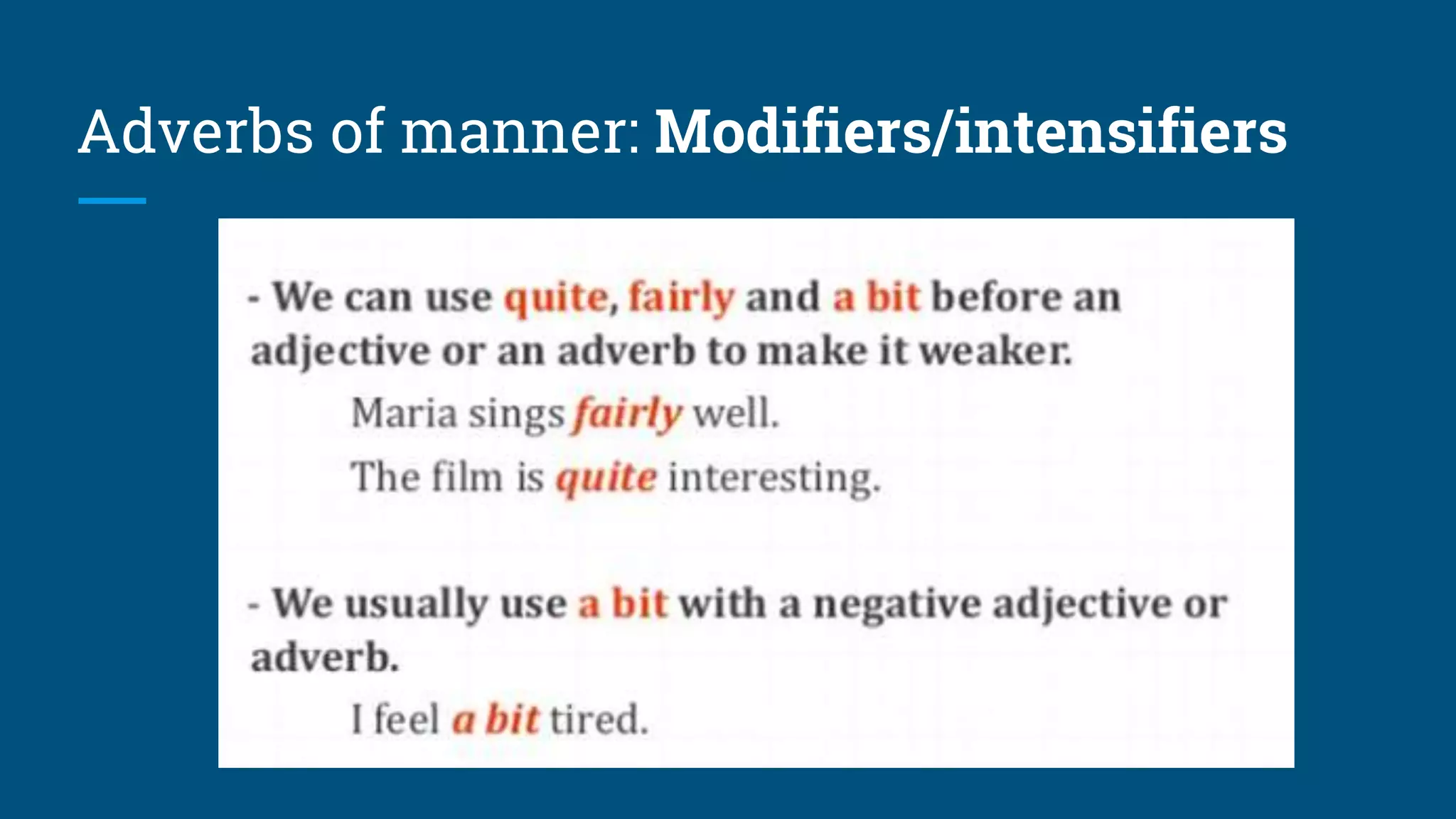 Adverbs intro | PPTX