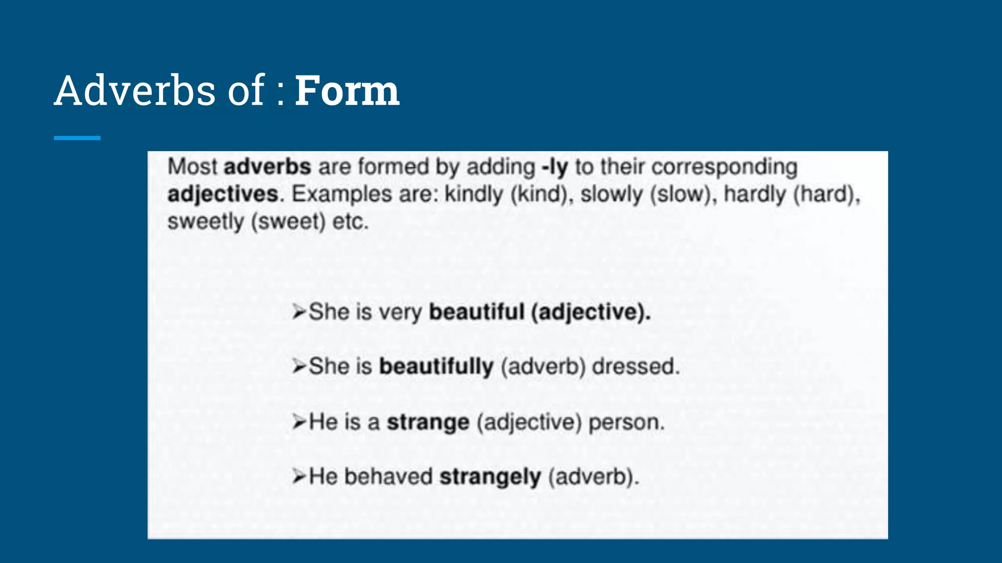 Adverbs intro | PPTX