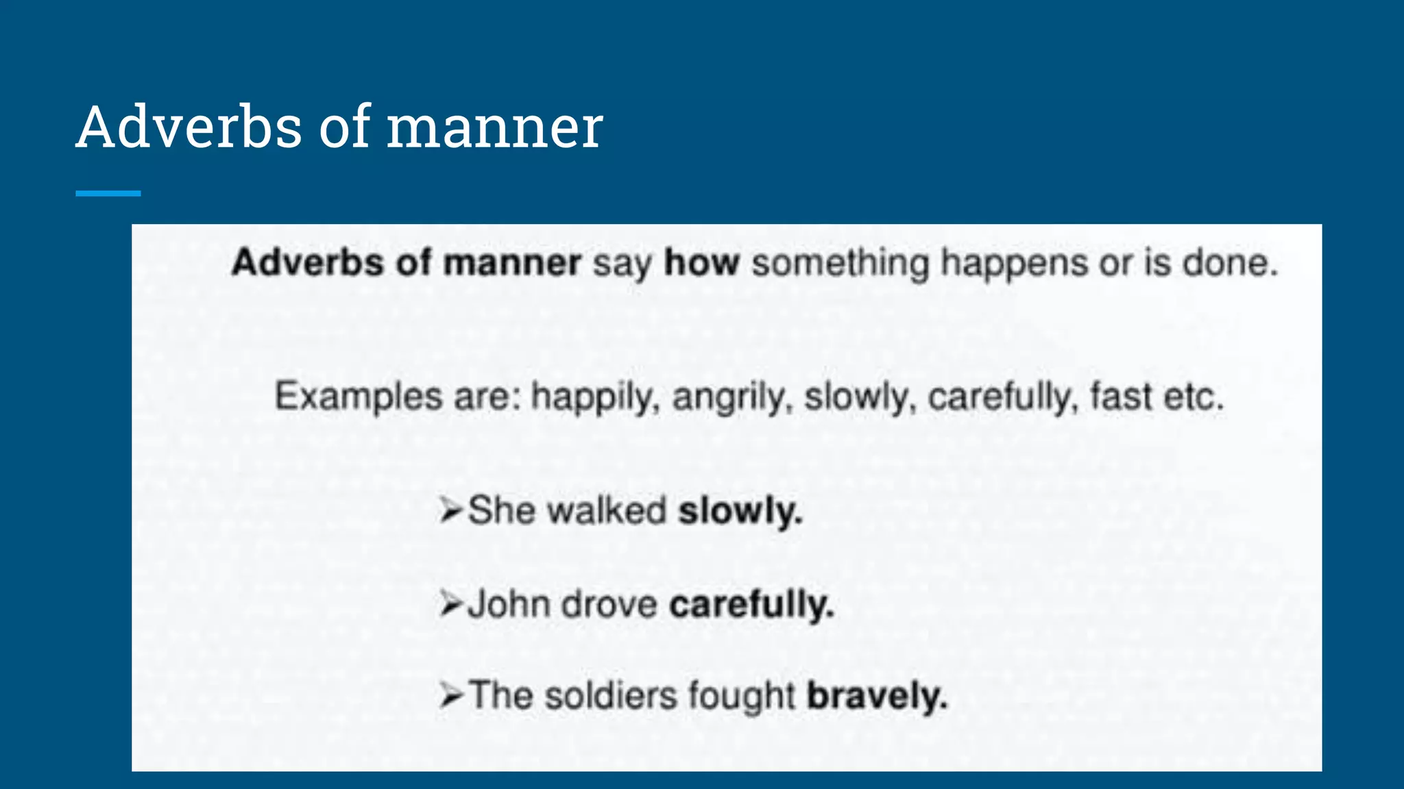 Adverbs intro | PPTX