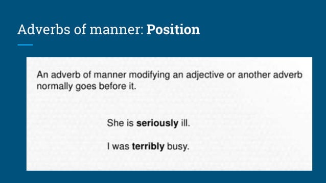 Adverbs intro | PPTX