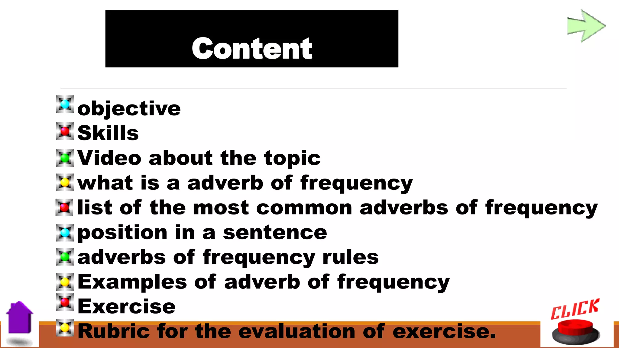 Adverbs frequency | PPTX