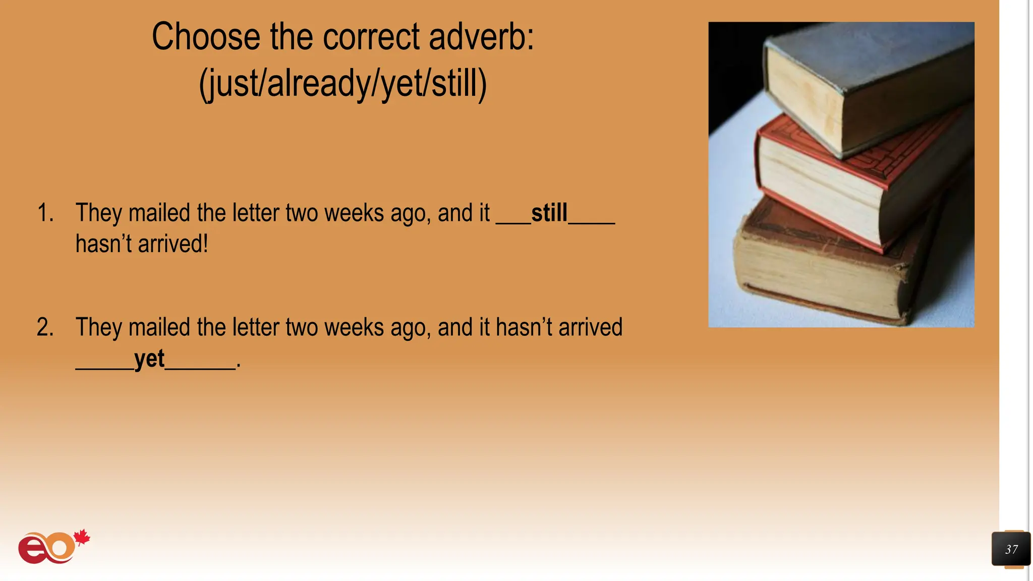 AdverbsJustYetAlreadyStillEOlunch&learn.pptx